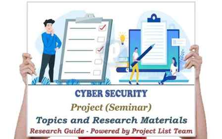 Cyber Security Project Topics for Final Year Students